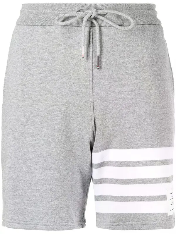 Thom Browne 4-bar Stripe Track Shorts - Grey