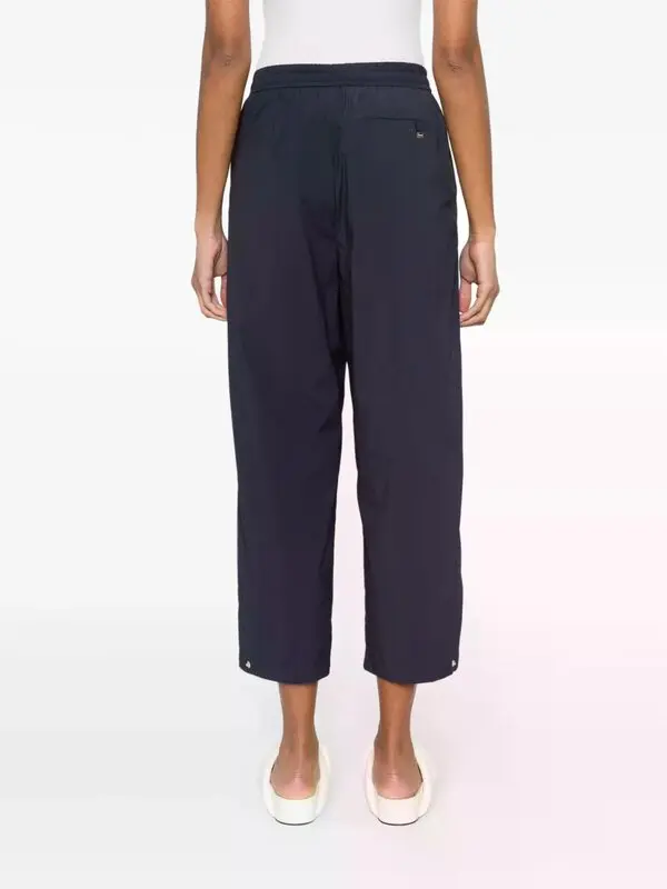 Herno Lightweight Cropped Trousers - Blue