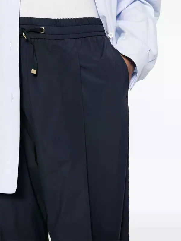 Herno Lightweight Cropped Trousers - Blue