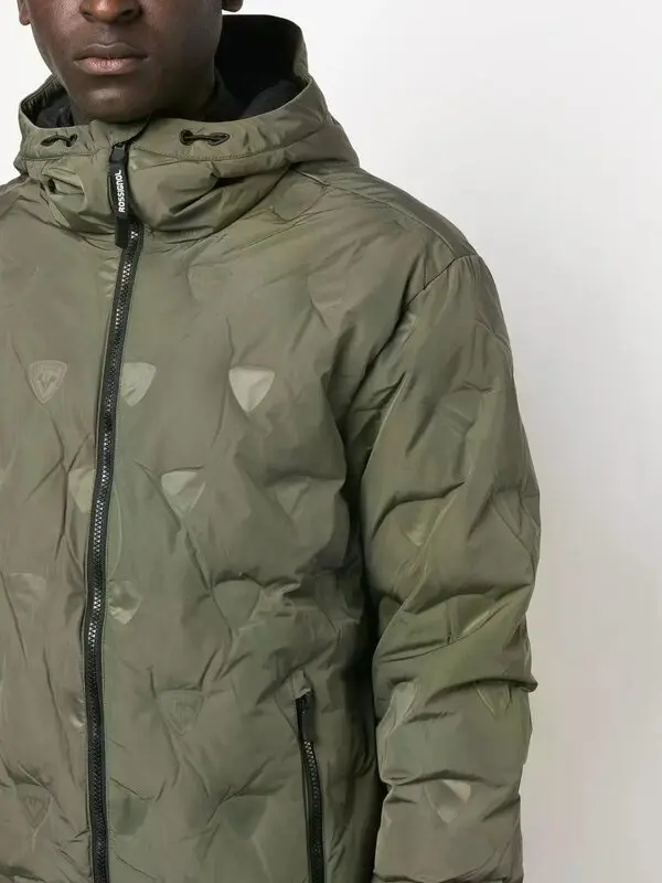 Rossignol Logo-print Padded Zip-up Jacket - Green
