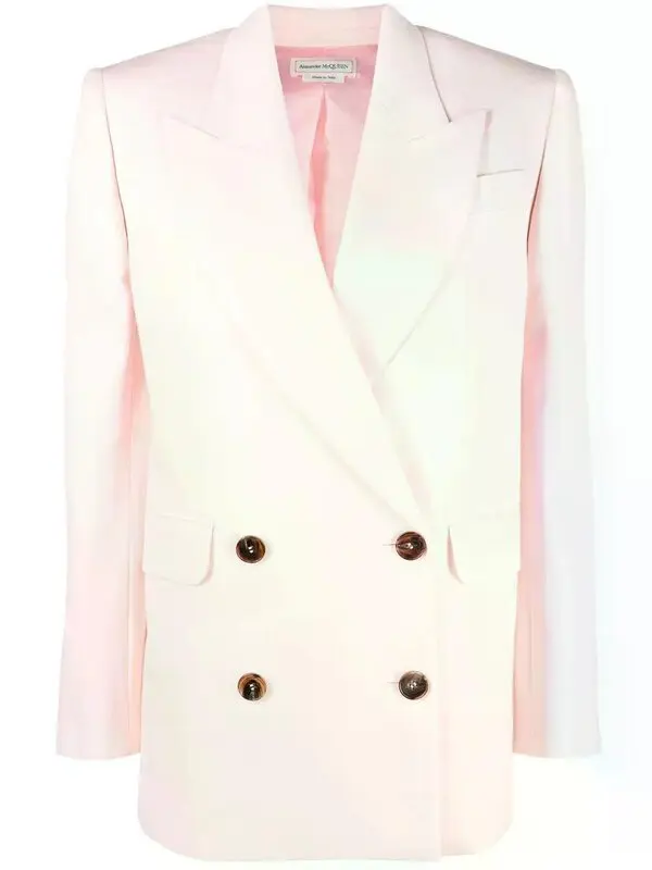 Alexander McQueen Double-breasted Boxy Blazer