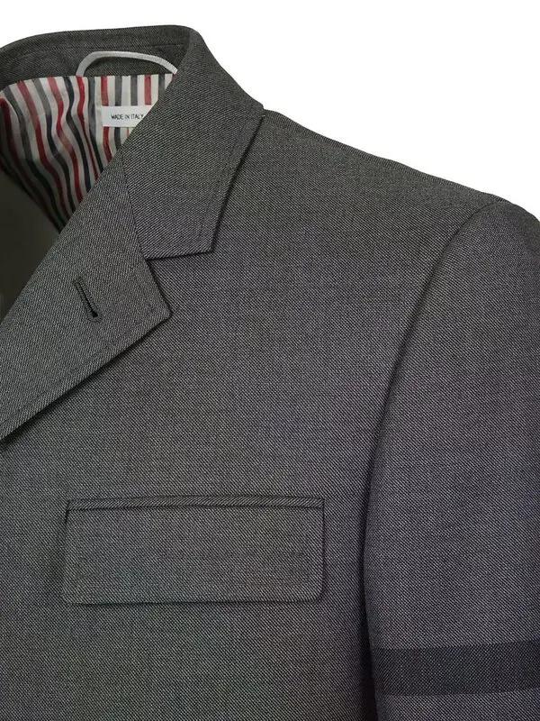 Thom Browne 4-bar Mid-length Coat