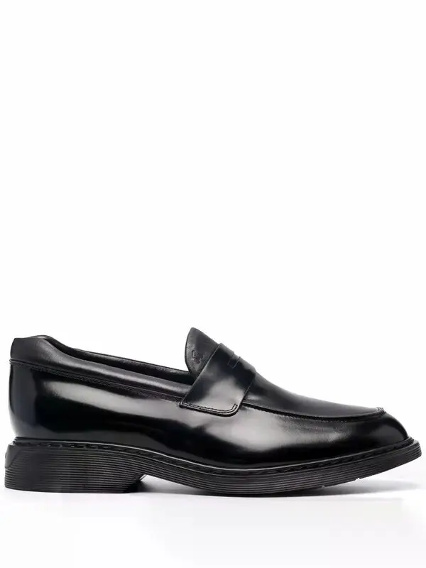 Hogan H576 Low-block Heel Loafers