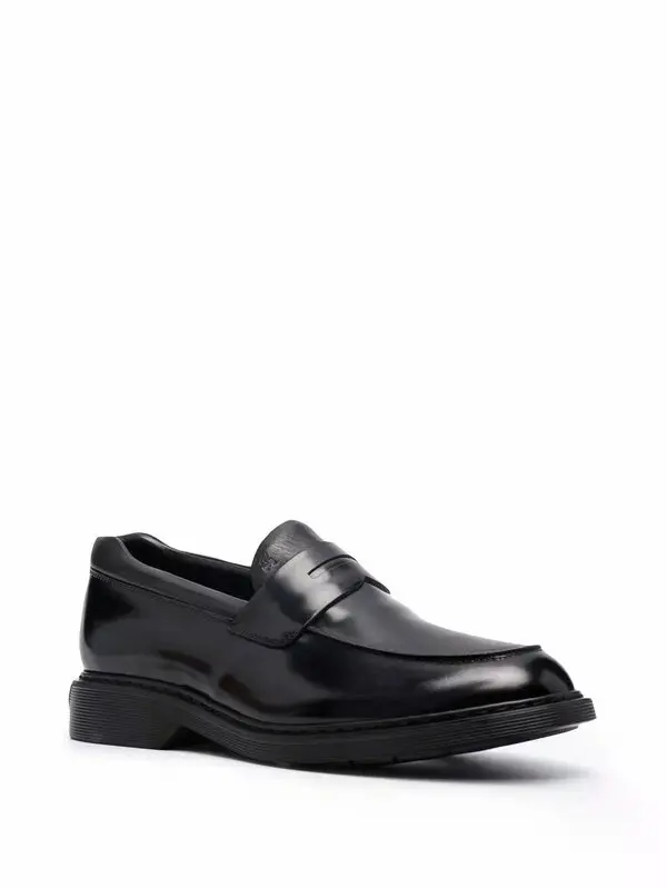 Hogan H576 Low-block Heel Loafers