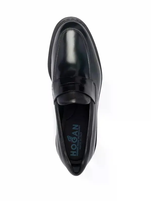 Hogan H576 Low-block Heel Loafers