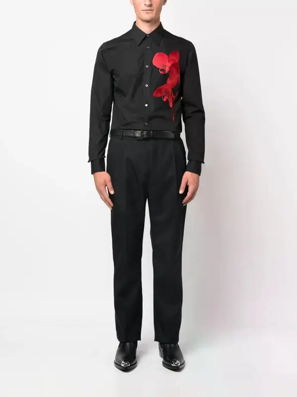 Alexander McQueen Straight-leg Wool Trousers