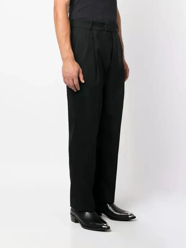 Alexander McQueen Straight-leg Wool Trousers