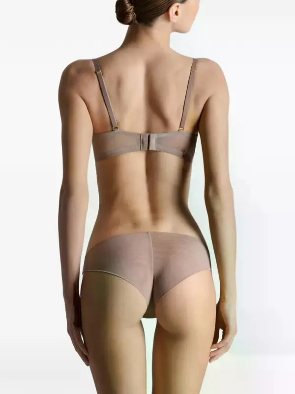 MAISON CLOSE Corps À Corps Wire Bra - Brown