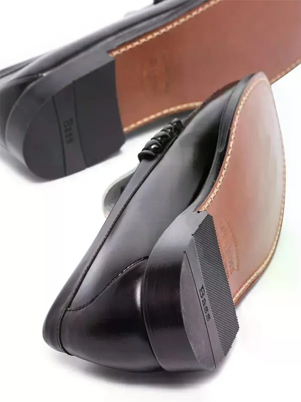 G.H.BASS Weejuns Larson Penny Strap Loafers - Black
