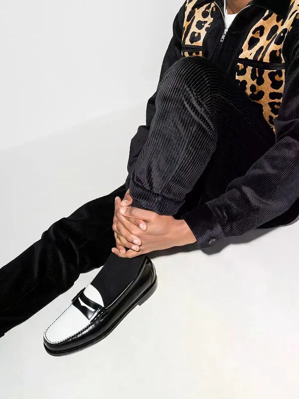 G.H.BASS Weejuns Larson Penny Strap Loafers - Black