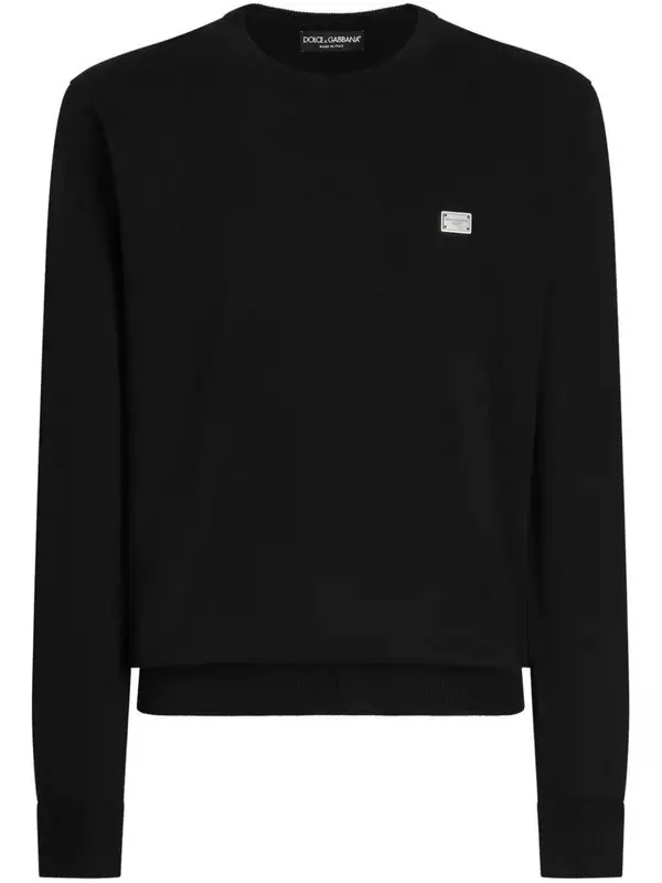Dolce & Gabbana Logo-plaque Sweater