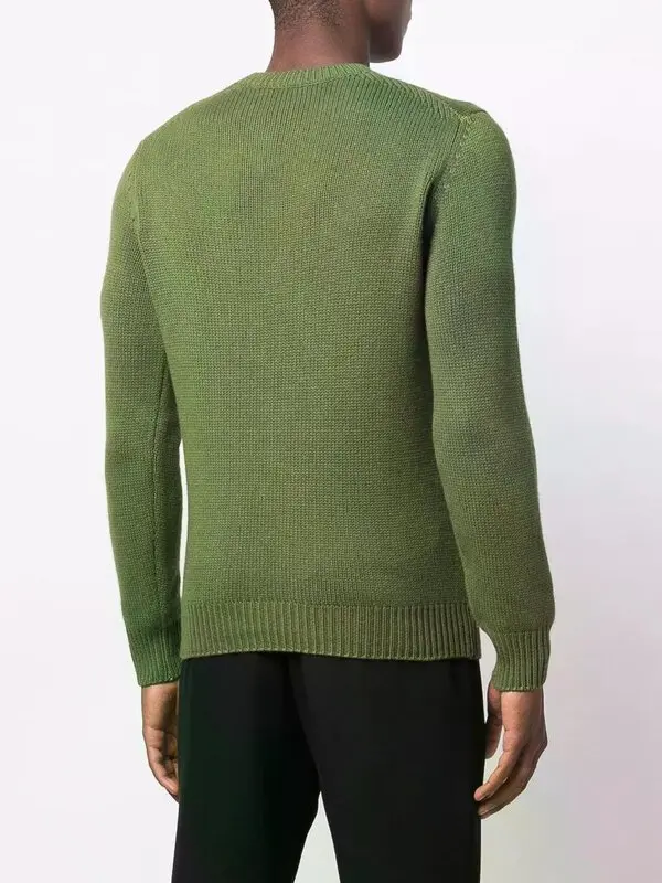 DELL'OGLIO Rib-trimmed Crew-neck Jumper
