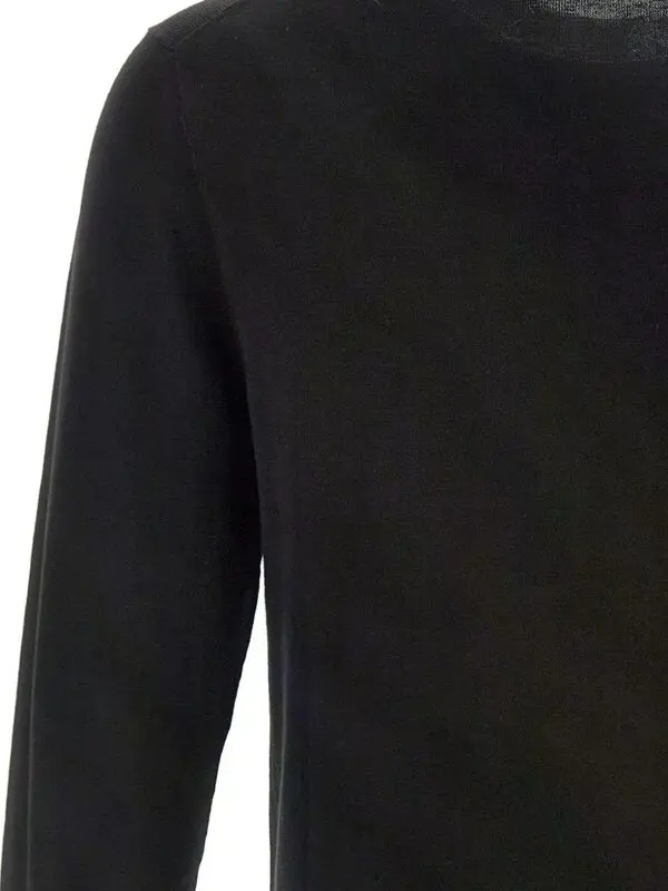 SUN 68 Crew-neck Long-sleeve Jumper - Black