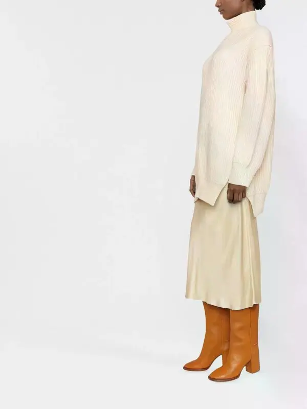 JIL SANDER Ribbed-knit Roll Neck Jumper
