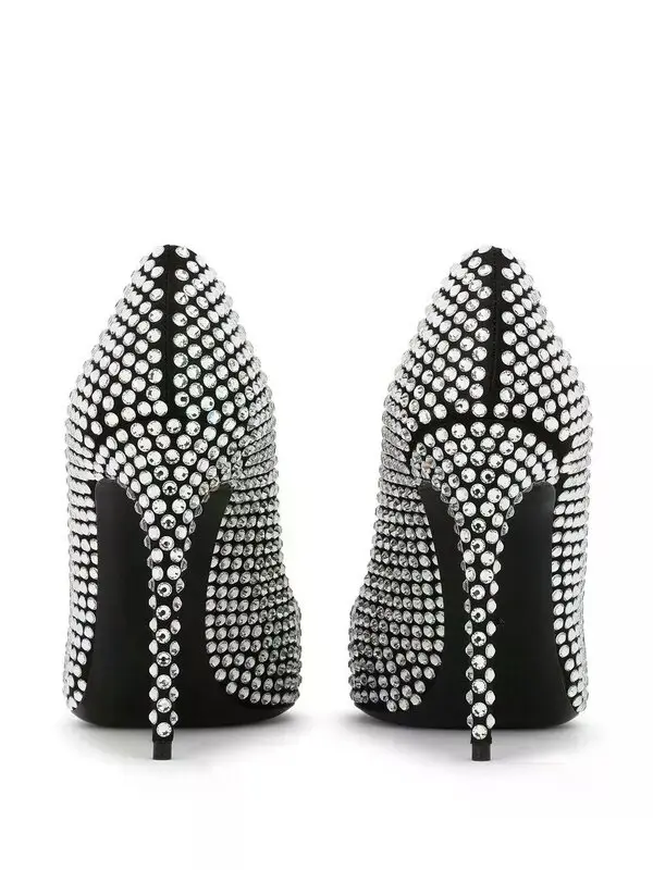 Dolce & Gabbana 105mm Rhinestone-embellished Satin Pumps