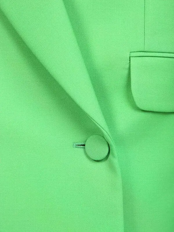 Alexander McQueen Double-breasted Drop Hem Blazer