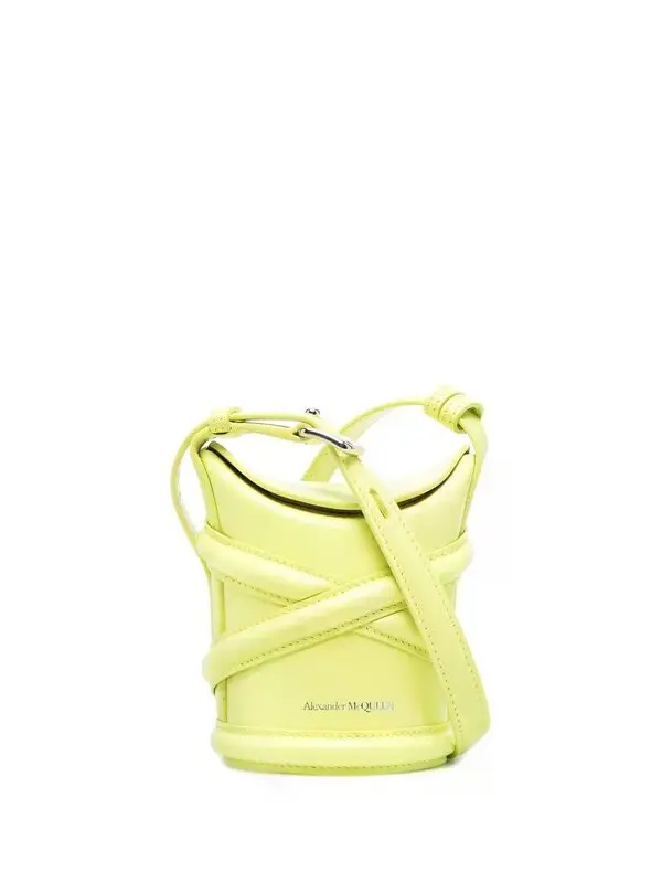 Alexander McQueen Micro The Curve Cross Body Bag - Green