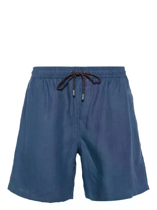Sease Drawstring-waist Hemp Shorts