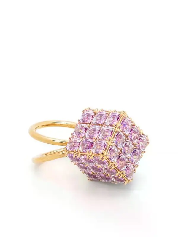 SWAROVSKI Curiosa Cocktail Ring - Purple