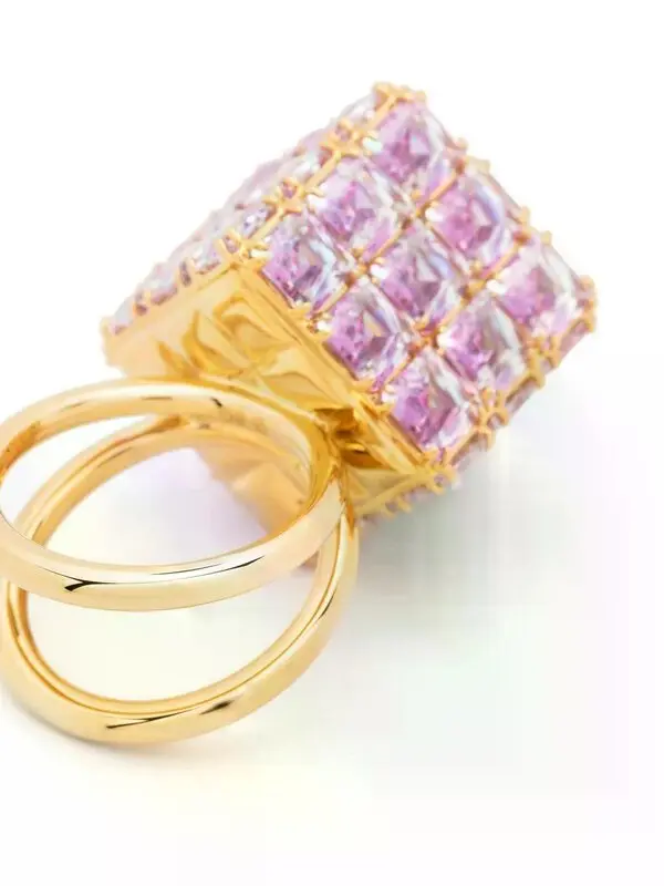 SWAROVSKI Curiosa Cocktail Ring - Purple