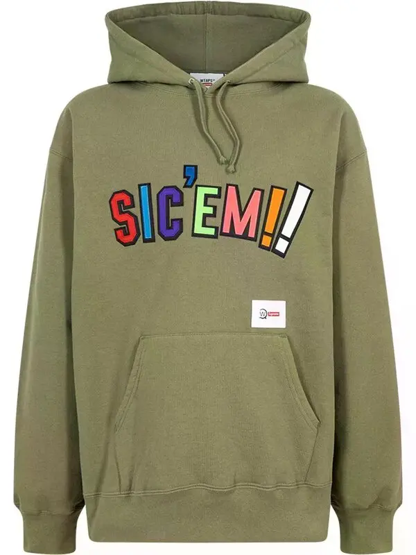 Supreme X Wtaps Sic'em! Hoodie - Green