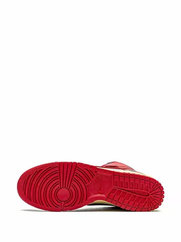 Nike Dunk High 1985 Sp Acid Wash Sneakers - Red