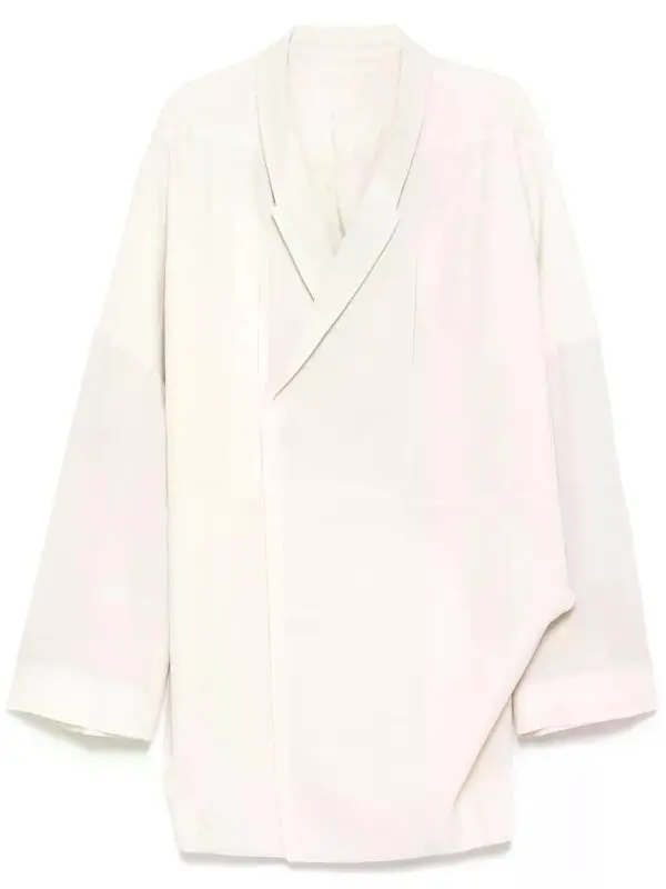 Rick Owens Oversized Arrowhead Blazer - Neutrals