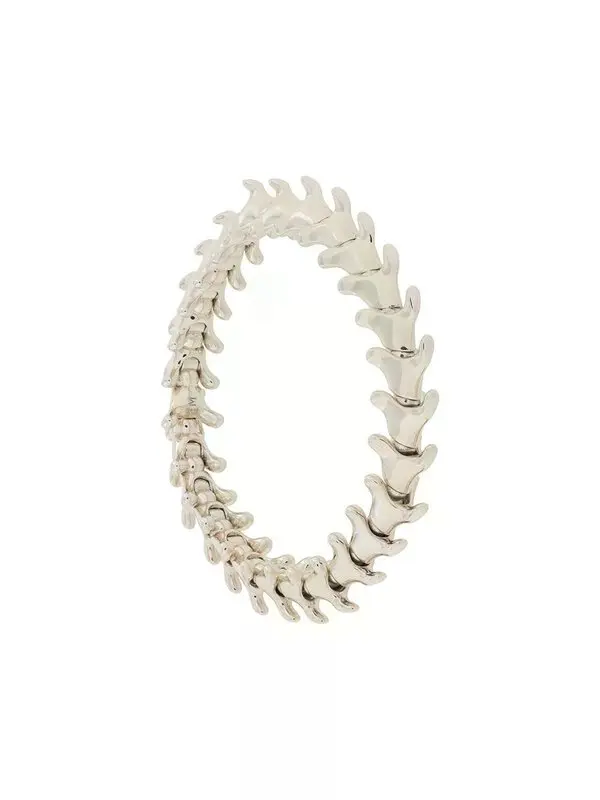 SHAUN LEANE Serpent Trace Wide Bracelet - Silver