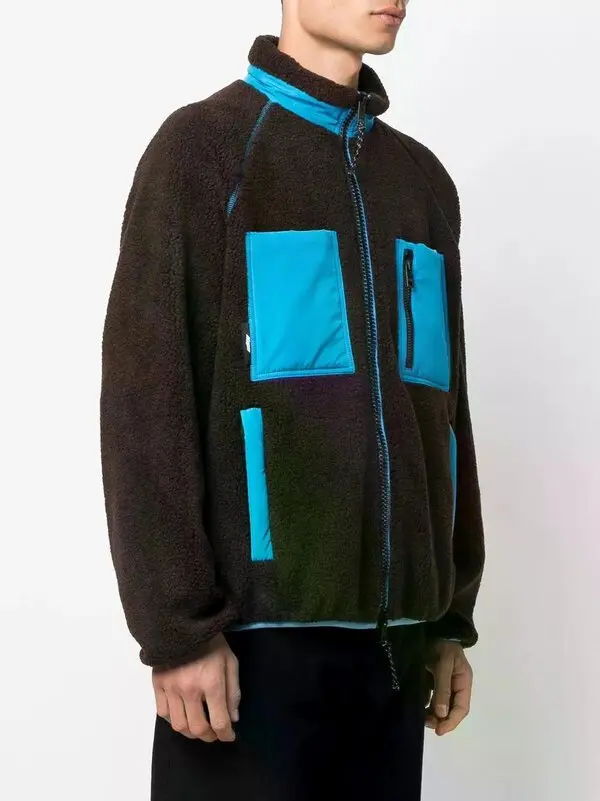 MSGM Logo-patch Fleece Jacket