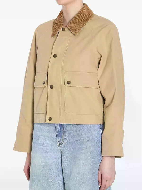 Burberry Cropped Jacket - Neutrals