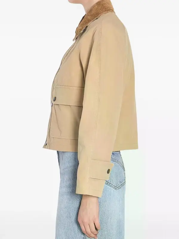 Burberry Cropped Jacket - Neutrals