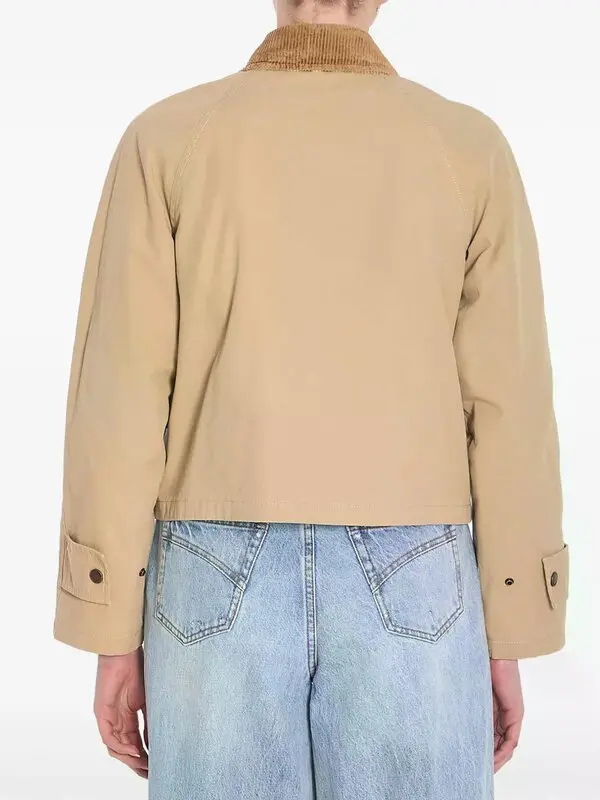 Burberry Cropped Jacket - Neutrals
