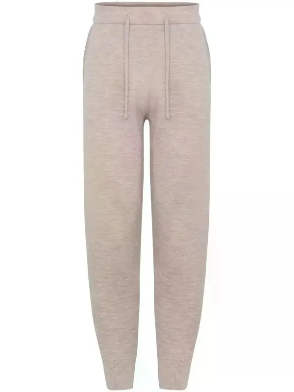 YVES SALOMON Knitted Trousers - Neutrals