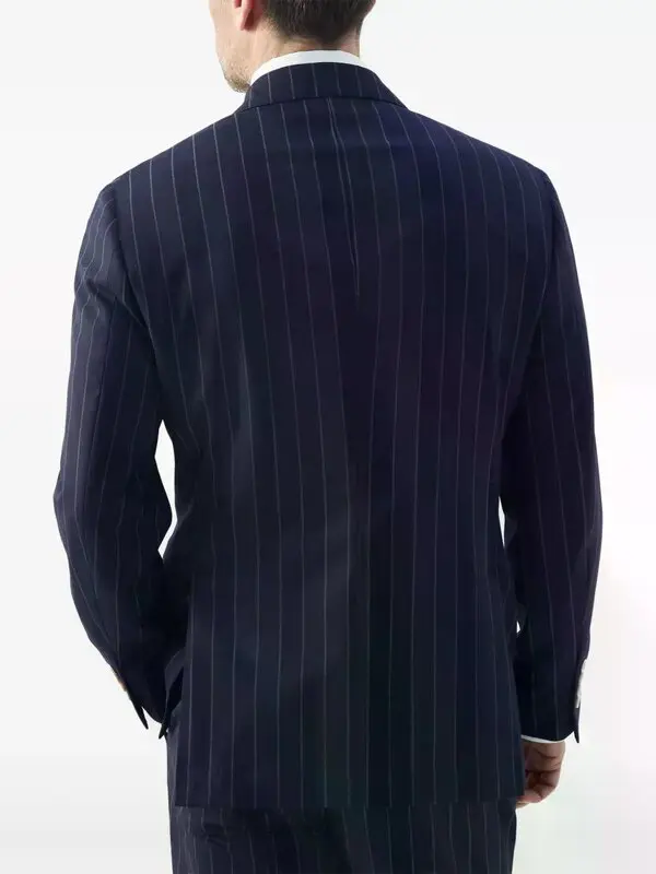 Brunello Cucinelli Pinstripe-print Double-breasted Blazer