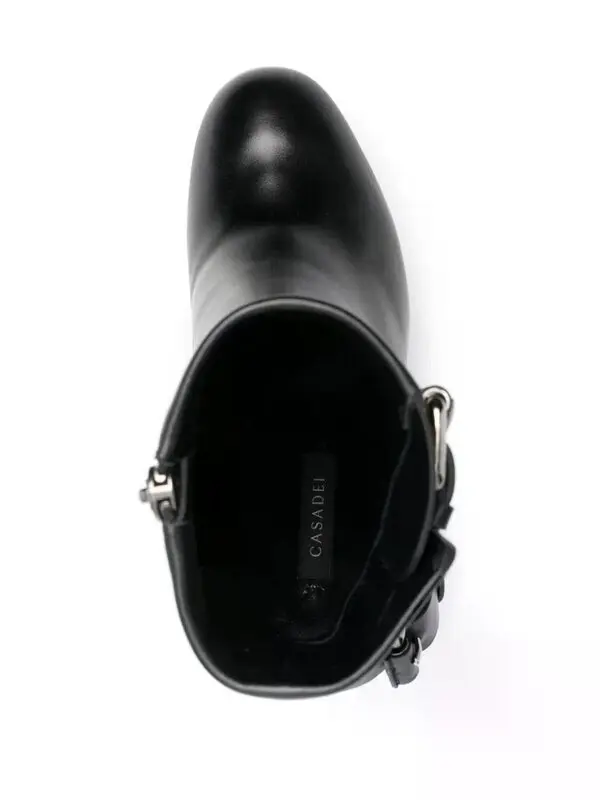 Casadei 130mm Leather Ankle Boots
