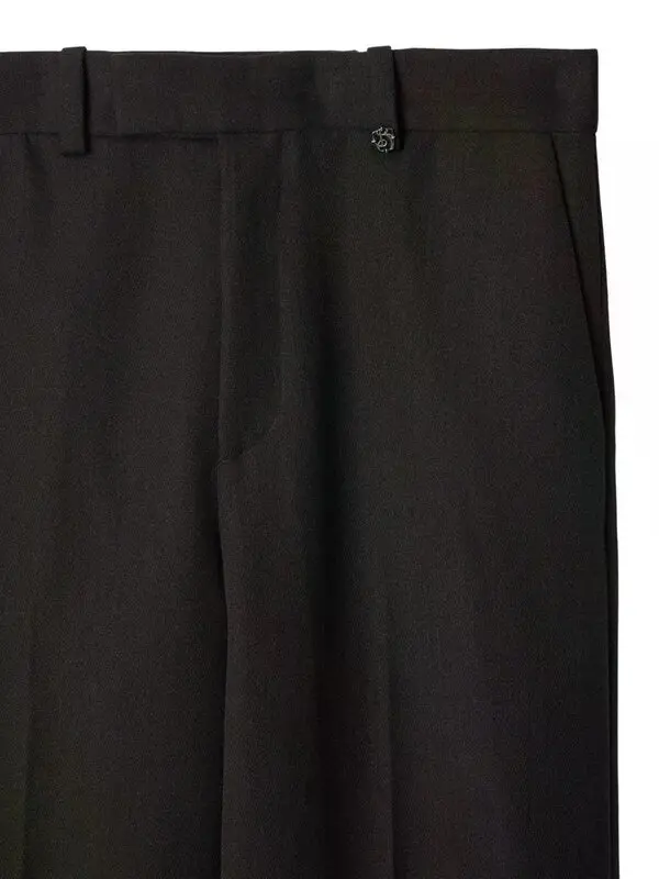 Burberry Tailored Wool Trousers - Brown