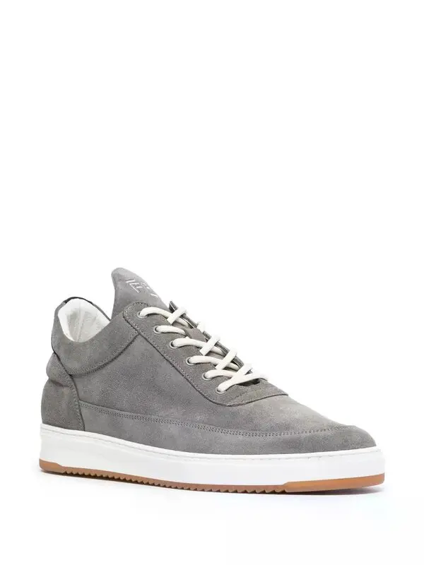 Filling Pieces Suede Low-top Sneakers - Grey