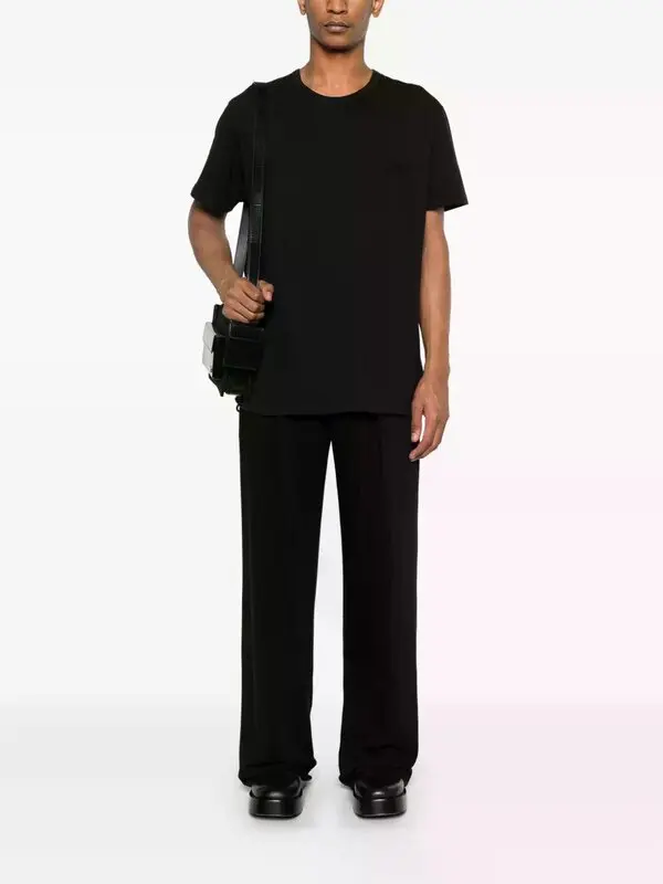 Alexander McQueen Pinstripe-panel T-shirt