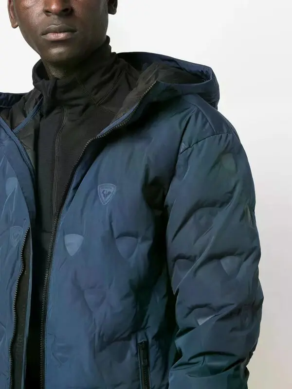 Rossignol Logo-print Padded Zip-up Jacket - Blue