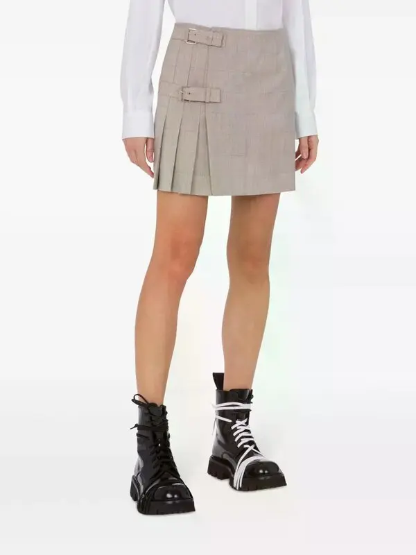 Moschino Checked Mini Skirt