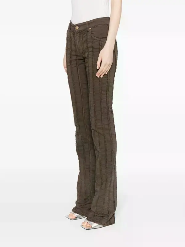 Blumarine Striped Straight-leg Trousers