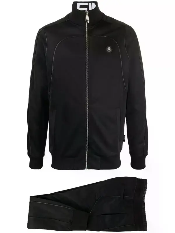 Philipp Plein Skull Bones Two-piece Tracksuit Set