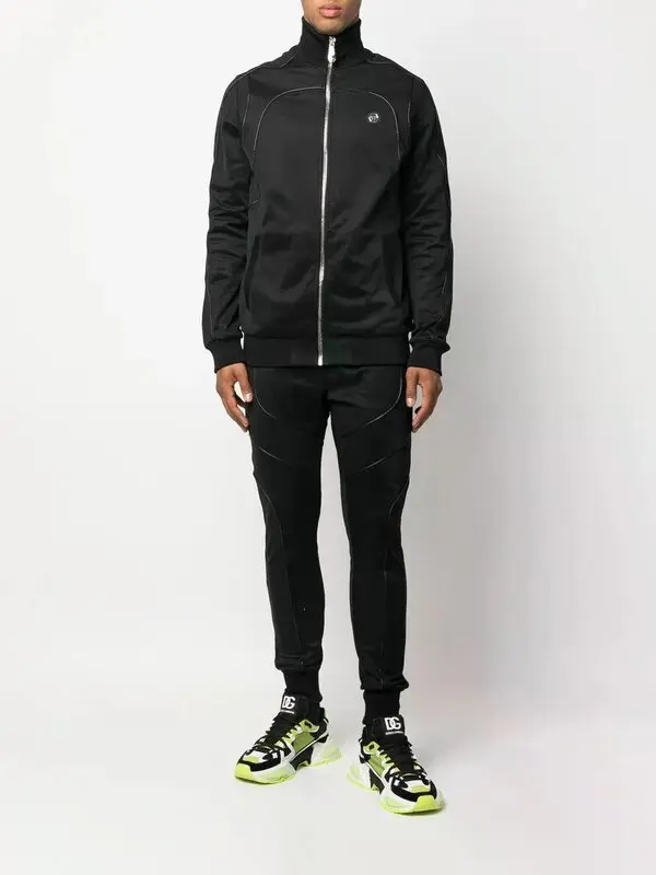Philipp Plein Skull Bones Two-piece Tracksuit Set
