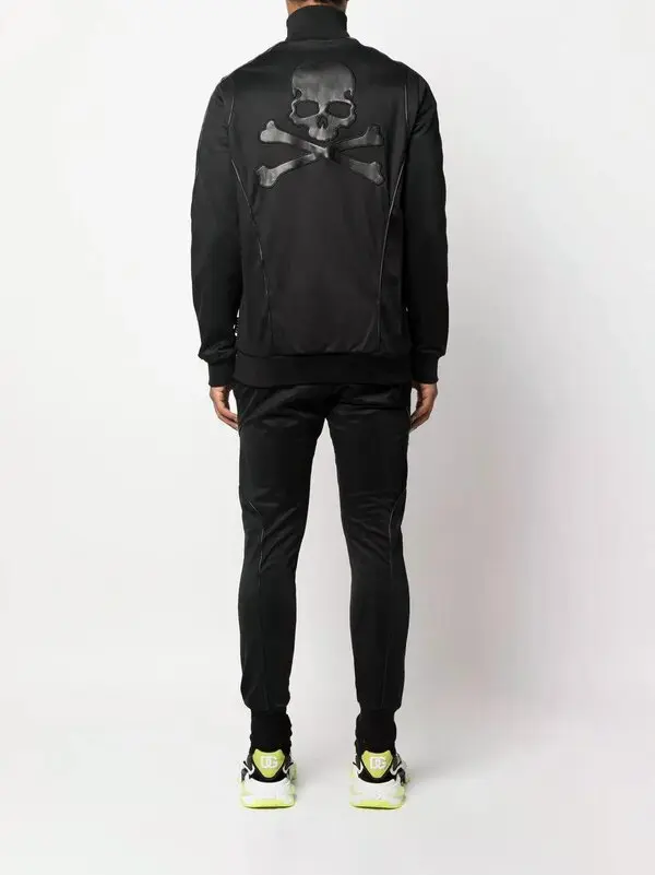 Philipp Plein Skull Bones Two-piece Tracksuit Set