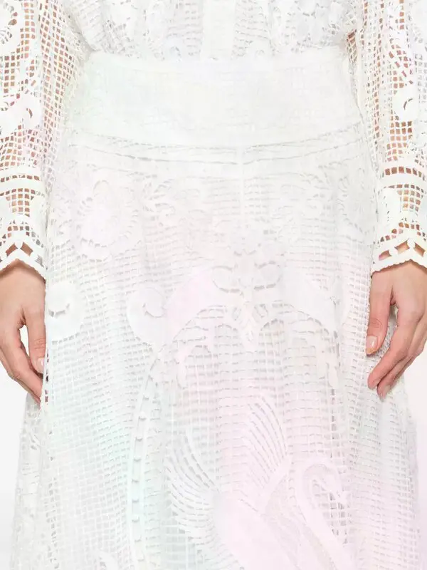 Farm Rio Broderie-anglaise Maxi Skirt