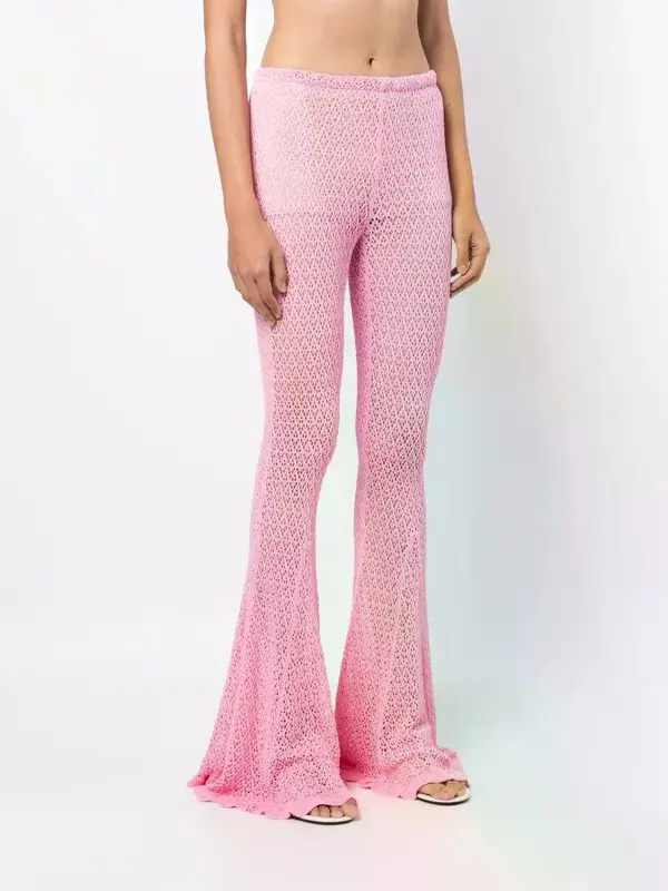 Blumarine Knitted Flared Trousers