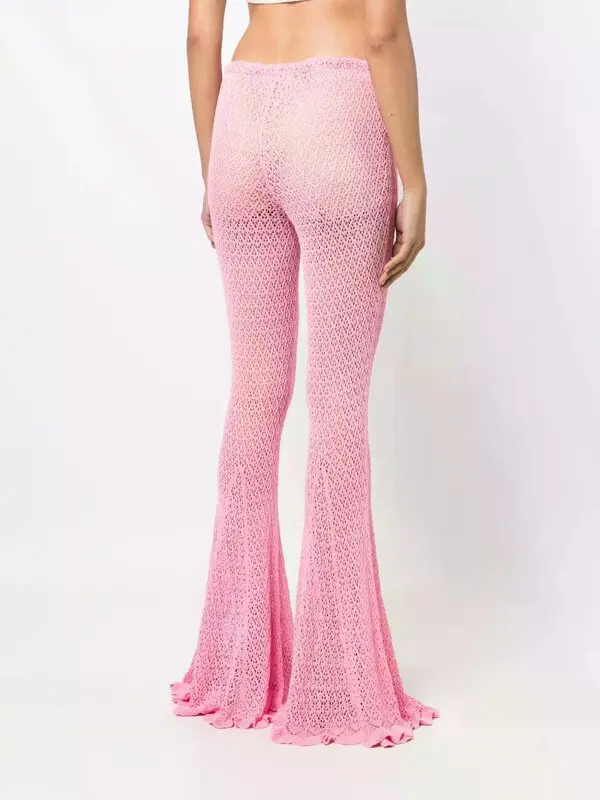 Blumarine Knitted Flared Trousers