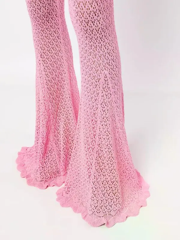 Blumarine Knitted Flared Trousers