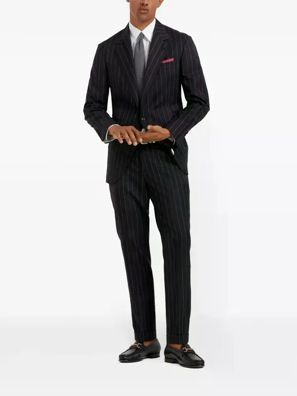 Brunello Cucinelli Pinstripe Wool Blazer