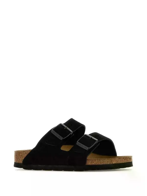 BIRKENSTOCK Arizona Suede Sandals - Black